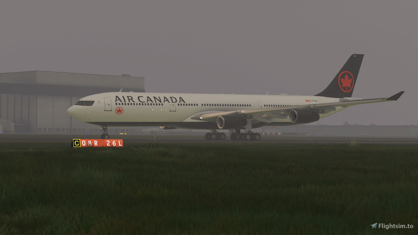 Air Canada (New Colours) LVFR A340 Fictional for Microsoft Flight ...