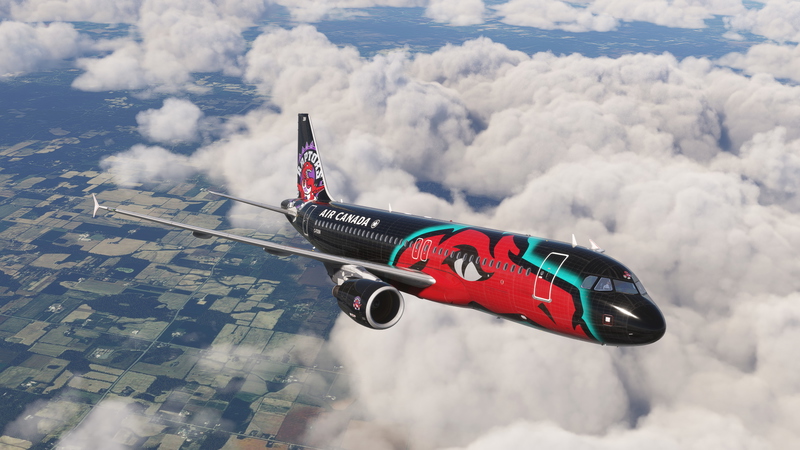 Air Canada ("Toronto Raptors") (C-FDSN) - Fenix A320 (V2) (CFM) for ...