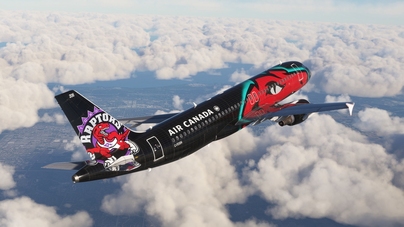 Air Canada ("Toronto Raptors") (C-FDSN) - Fenix A320 (V2) (CFM) for ...