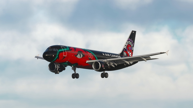 Air Canada ("Toronto Raptors") (C-FDSN) - Fenix A320 (V2) (CFM) for ...