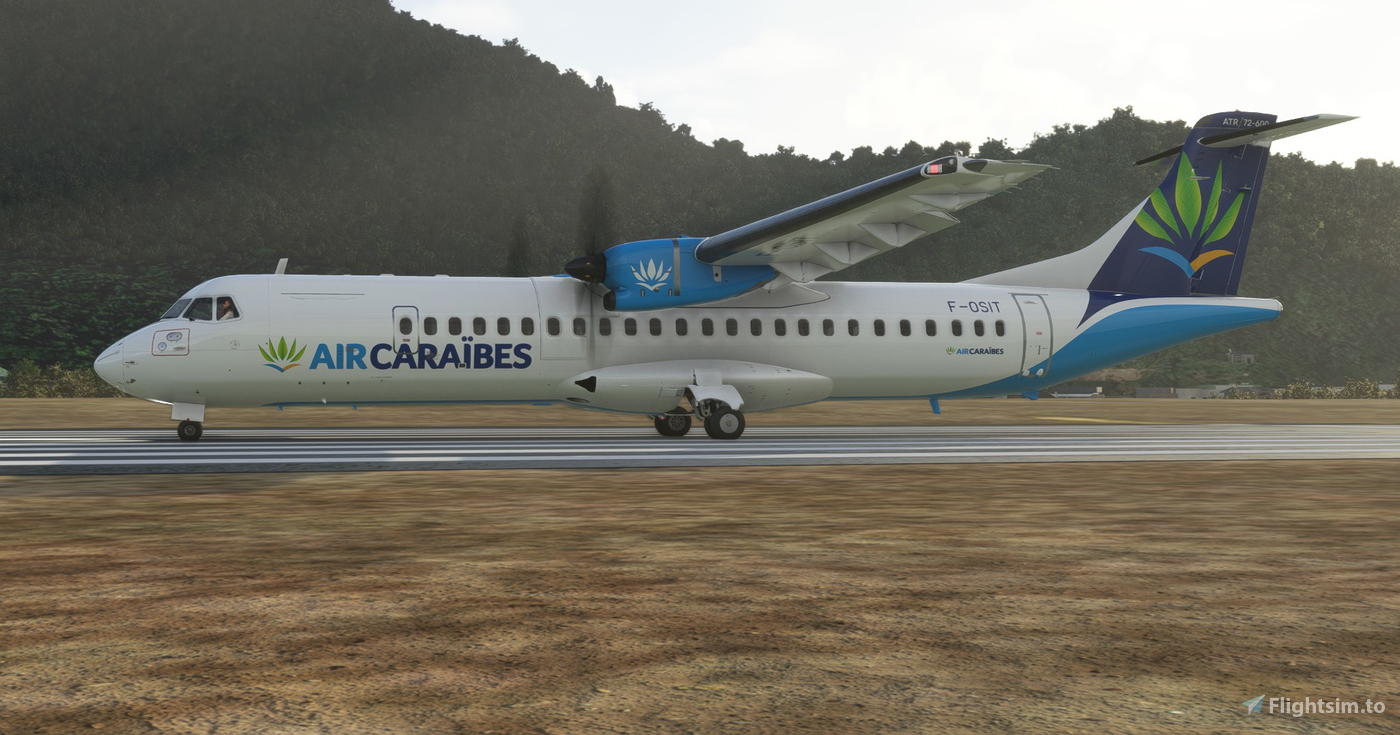 Air Caraibes "2015 livery" "F-OSIT" Hans Hartmann ATR 72-600 for ...