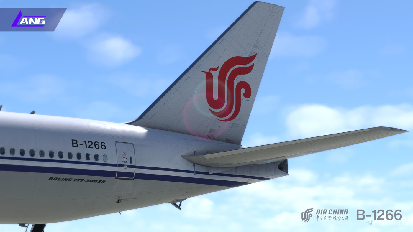 Air China B-1266 With Cabin STD 8K PMDG 777-300 ER for Microsoft Flight ...