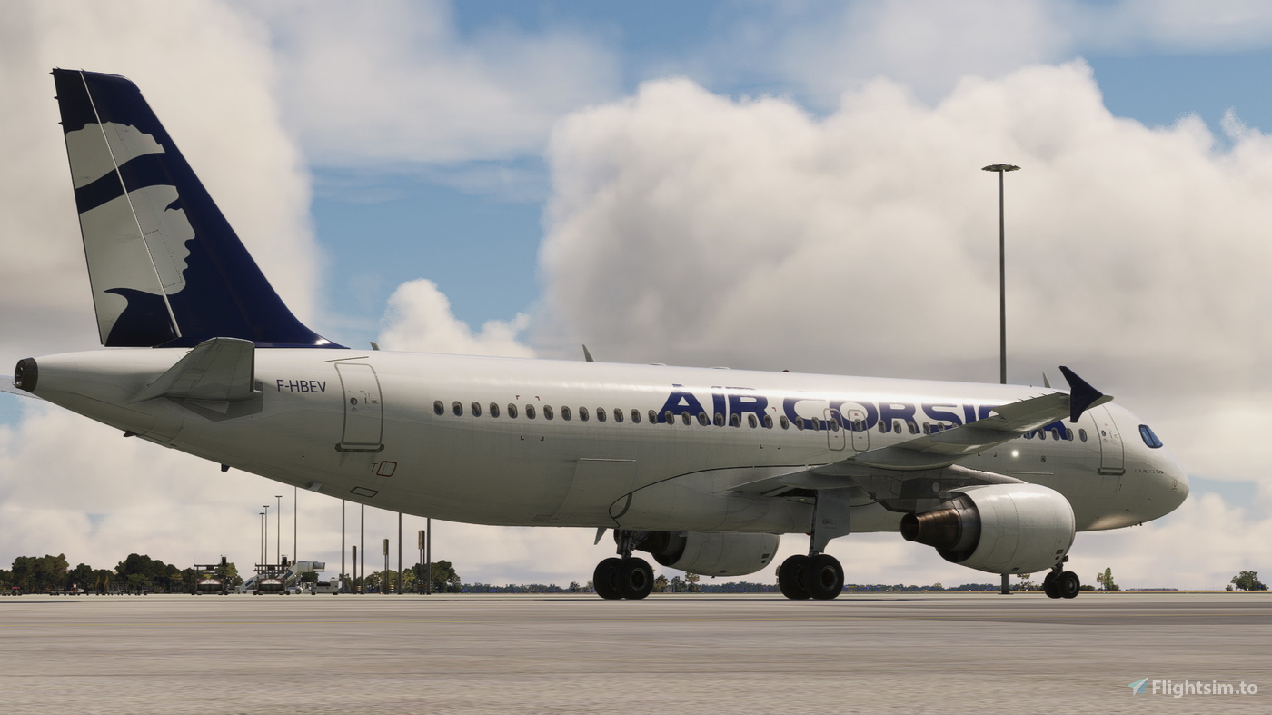 Air Corsica A320 F-HBEV and F-HBSA [raimbotrax][Fenix V2B2][8K] for Microsoft Flight Simulator ...