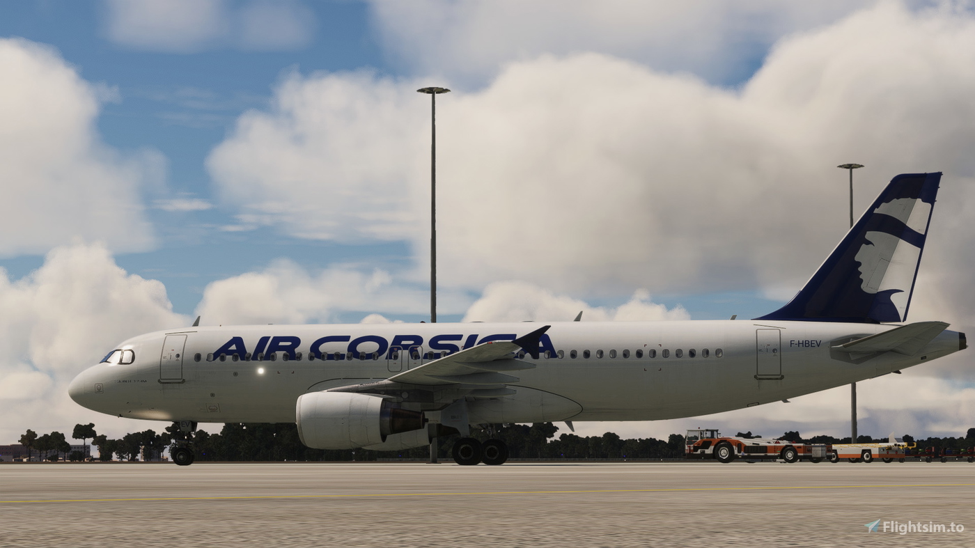 Air Corsica A320 F-HBEV and F-HBSA [raimbotrax][Fenix V2B2][8K] for Microsoft Flight Simulator ...