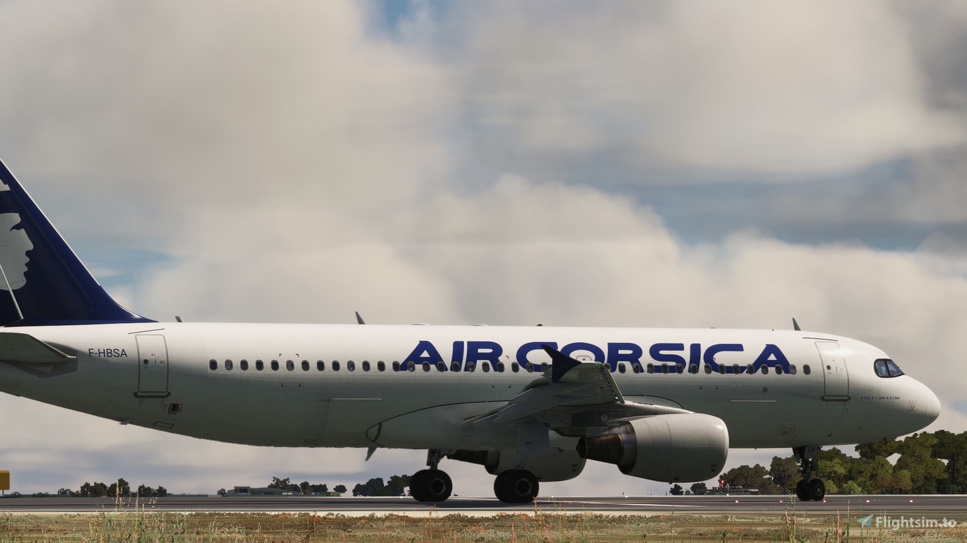 Air Corsica A320 F-HBEV and F-HBSA [raimbotrax][Fenix V2B2][8K] for Microsoft Flight Simulator ...