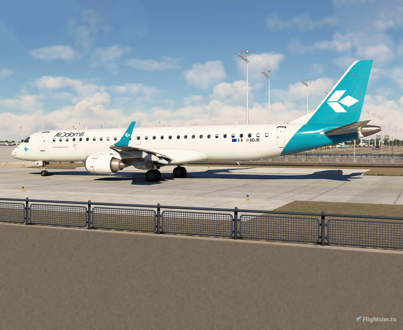Air Dolomiti I-ADJK | | FSS E195 | w/ Cabin Textures for Microsoft ...