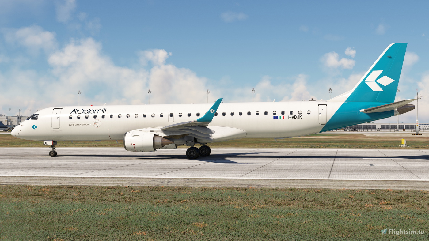 Air Dolomiti I-ADJK | | FSS E195 | w/ Cabin Textures for Microsoft ...