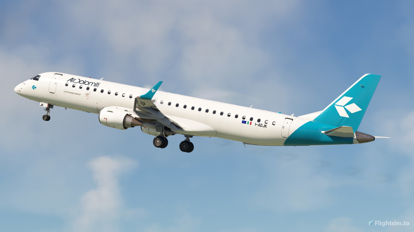 Air Dolomiti I-ADJK | | FSS E195 | w/ Cabin Textures for Microsoft ...
