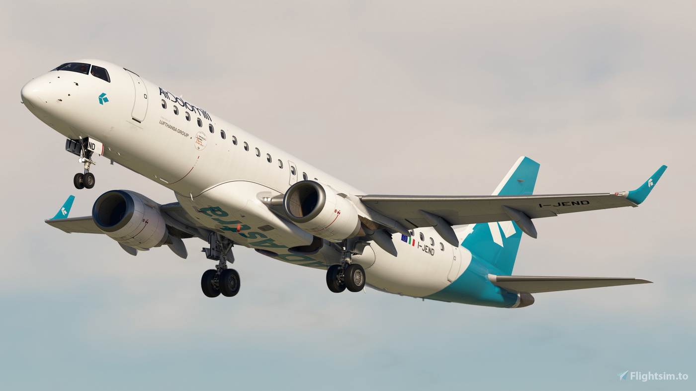 Air Dolomiti I-JEND | | FSS E190 | w/ Cabin Textures for Microsoft ...