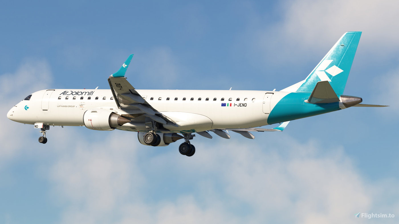 Air Dolomiti I-JEND | | FSS E190 | w/ Cabin Textures for Microsoft ...