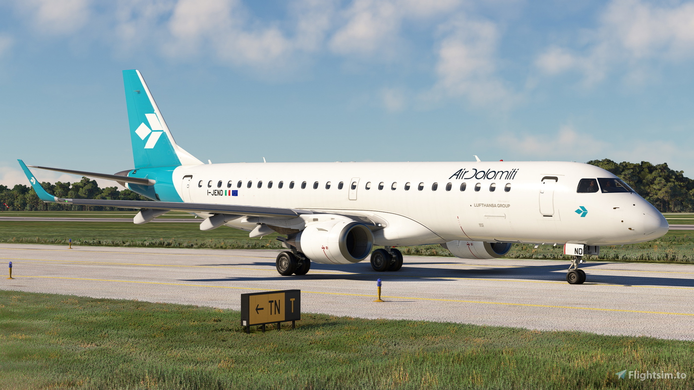 Air Dolomiti I-JEND | | FSS E190 | w/ Cabin Textures for Microsoft ...