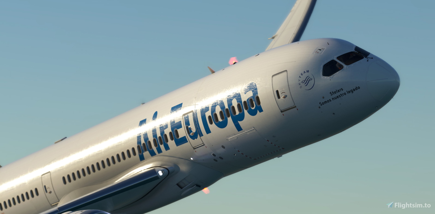 Air Europa EC-MOM "Lanzarote" sticker | Kuro B787-8 V2 for Microsoft ...
