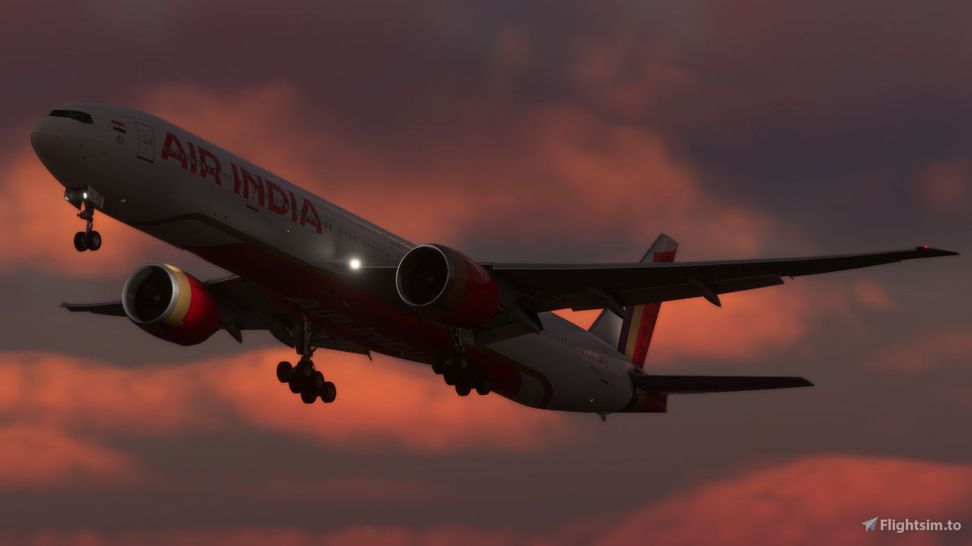 Air India (NEW LIVERY) VT-ALX || PMDG 777-300ER for Microsoft Flight ...