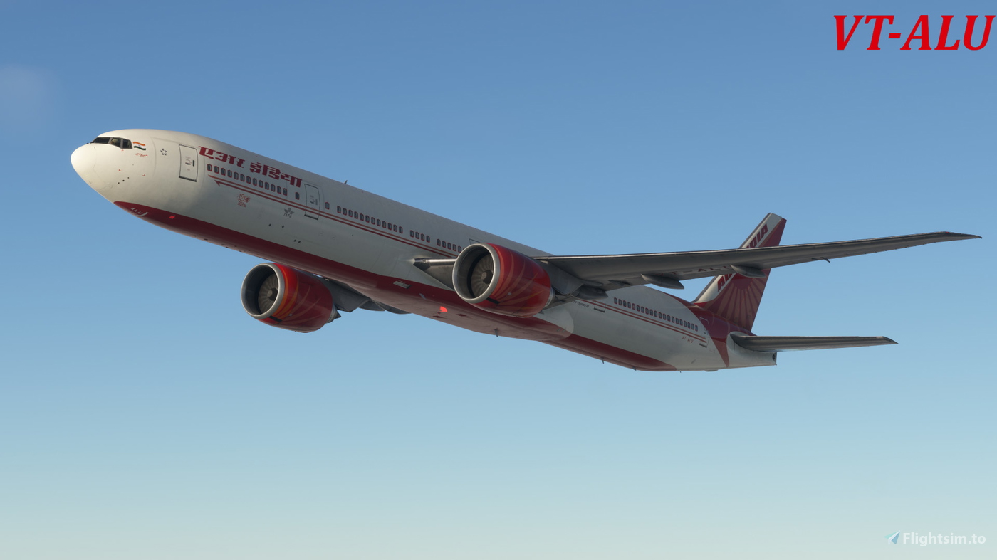 Air India 777-300ER Fleet Pack (8K) with Cabin || PMDG 777-300ER for Microsoft Flight Simulator ...