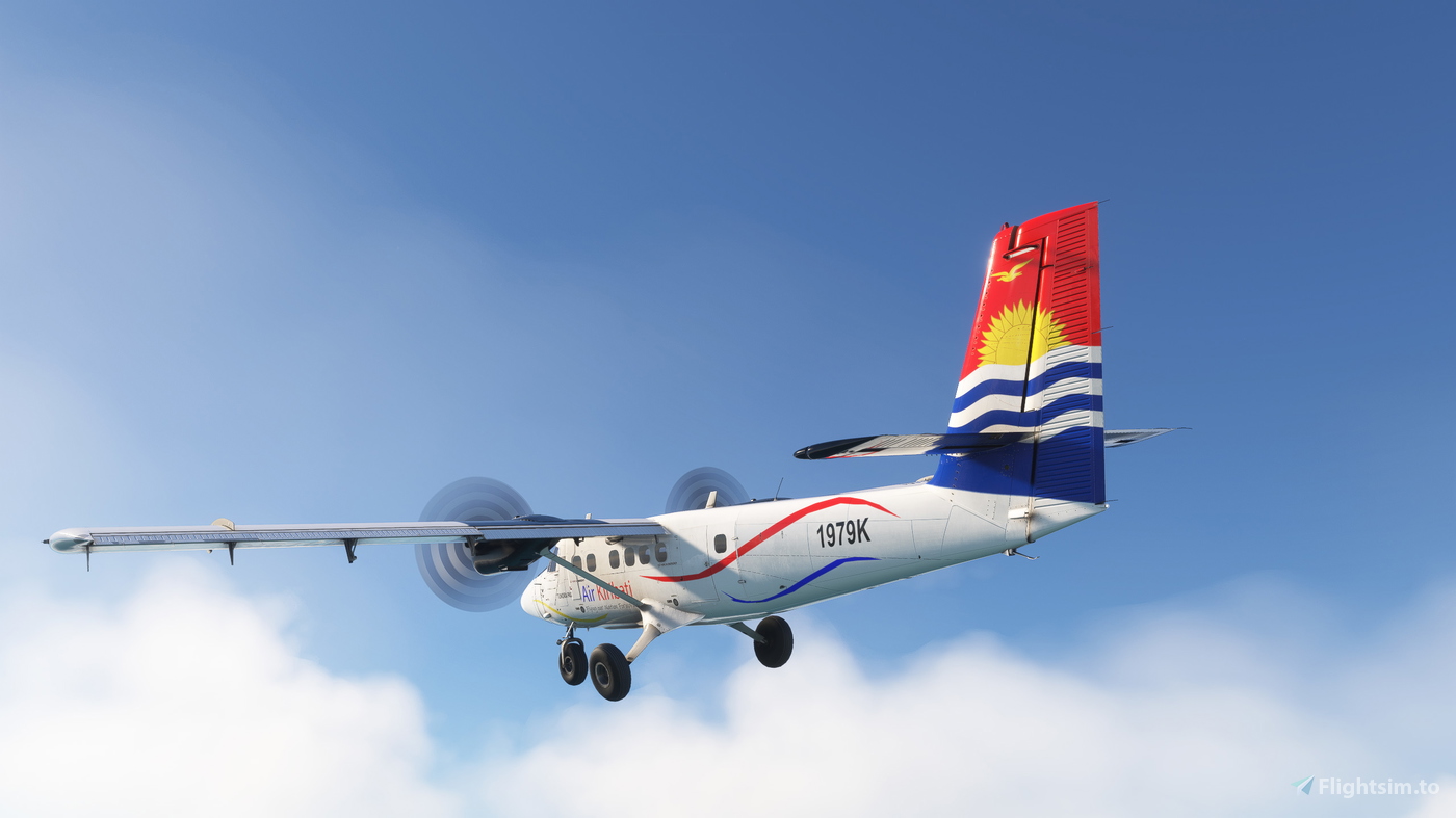 AIR KIRIBATI DHC6-300 Twin Otter Tundra Pax for Microsoft Flight ...