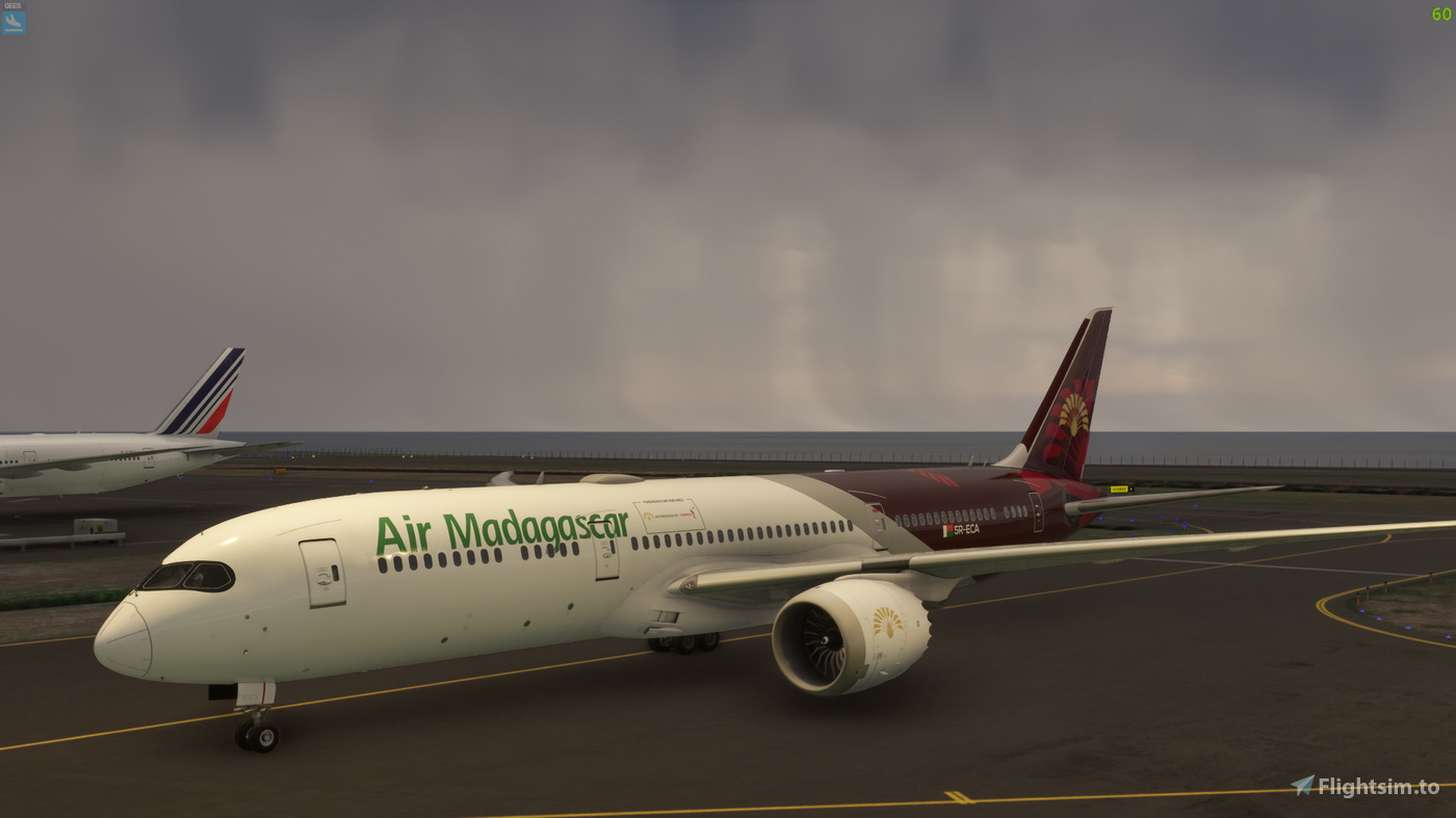 Air Madagascar 787-9 GE 5R-ECA for Microsoft Flight Simulator | MSFS