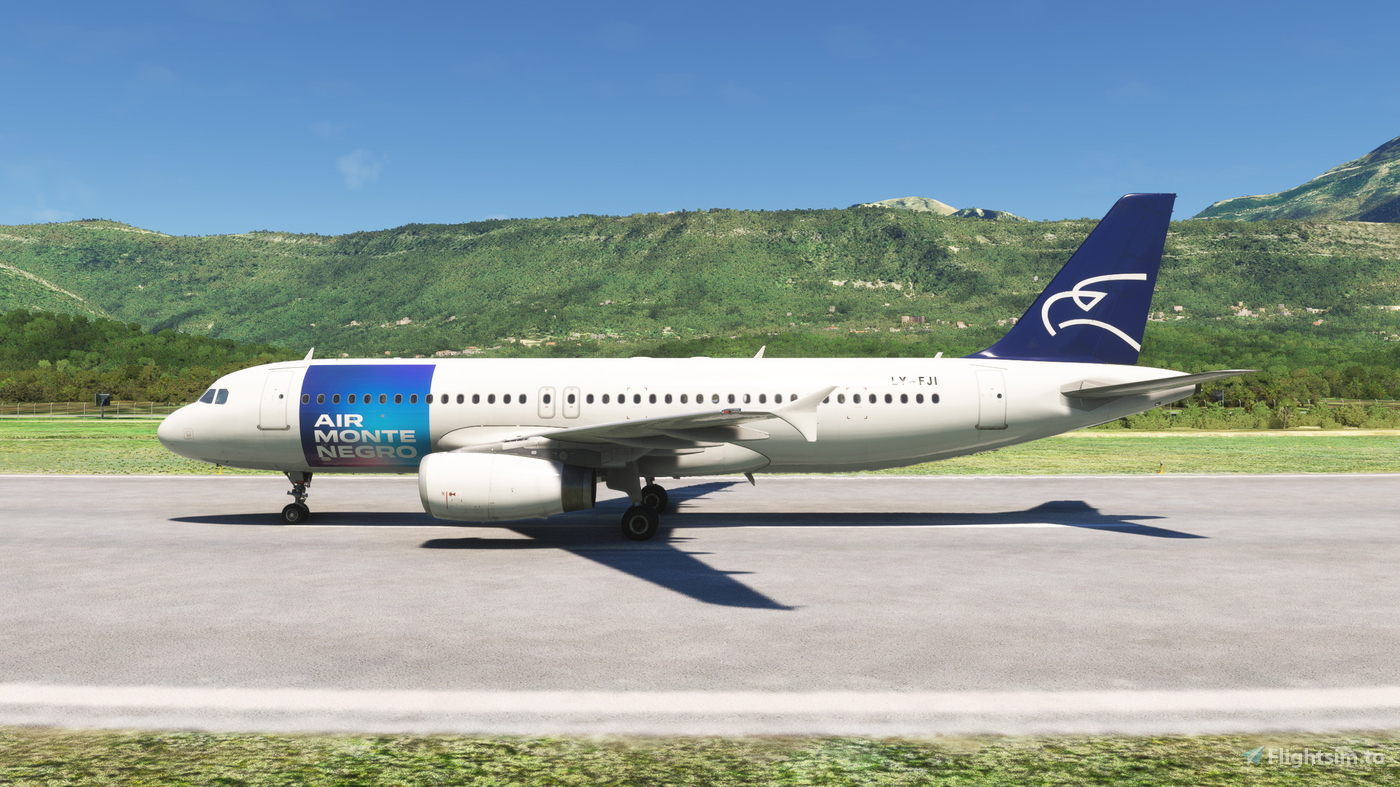 Air Montenegro | Fenix A320 v2 IAE | 8K and 4K for Microsoft Flight ...