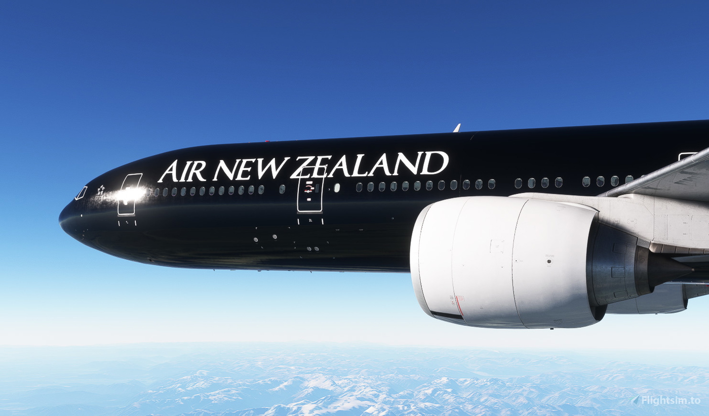 Air New Zealand (ZK-OKQ | Crazy About Rugby - All Blacks | 2012) | PMDG ...