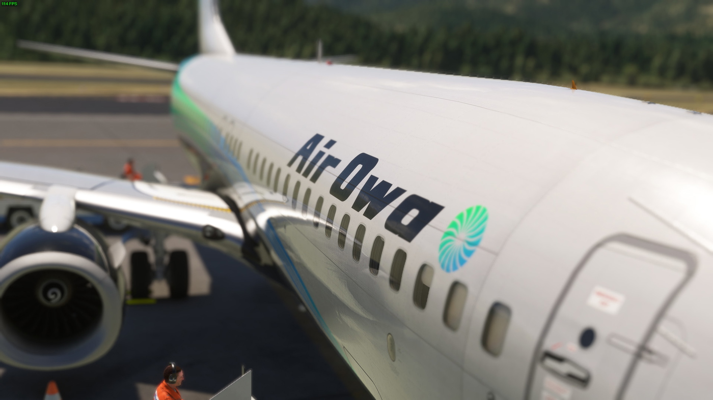 Air Owa - PMDG 737-800 のために Microsoft Flight Simulator | MSFS