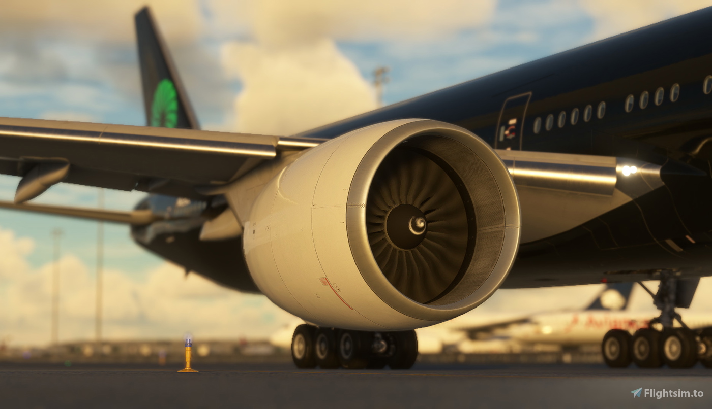 Air Owa ALL BLACK - PMDG 777-300ER for Microsoft Flight Simulator | MSFS