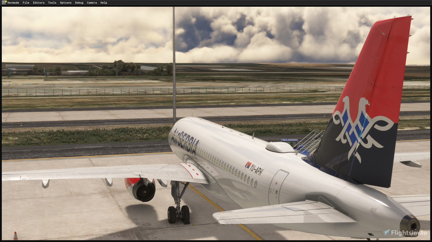 Air Serbia YU-APH | Airbus A320 Fenix V2 für Microsoft Flight Simulator | MSFS