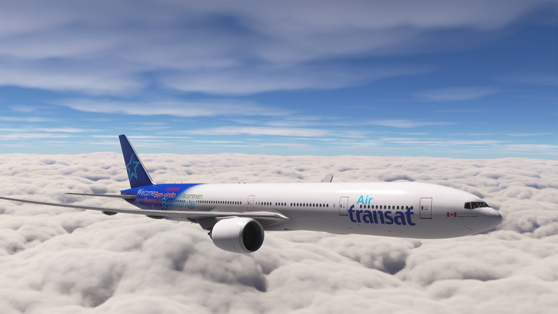 Air Transat PMDG 777-300ER for Microsoft Flight Simulator | MSFS