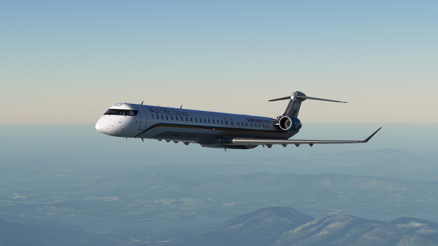 Air Valkyrie| N10VKX | Microsoft Flight Simulator | Aerosoft CRJ-1000 ...
