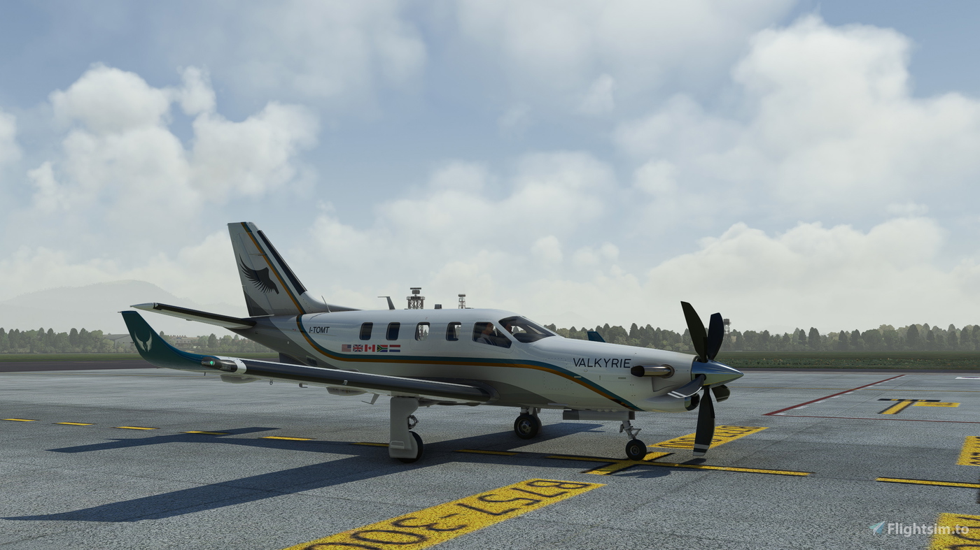 Air Valkyrie| I-TOMT | Microsoft Flight Simulator | Asobo Daher TBM 930 pour Microsoft Flight ...
