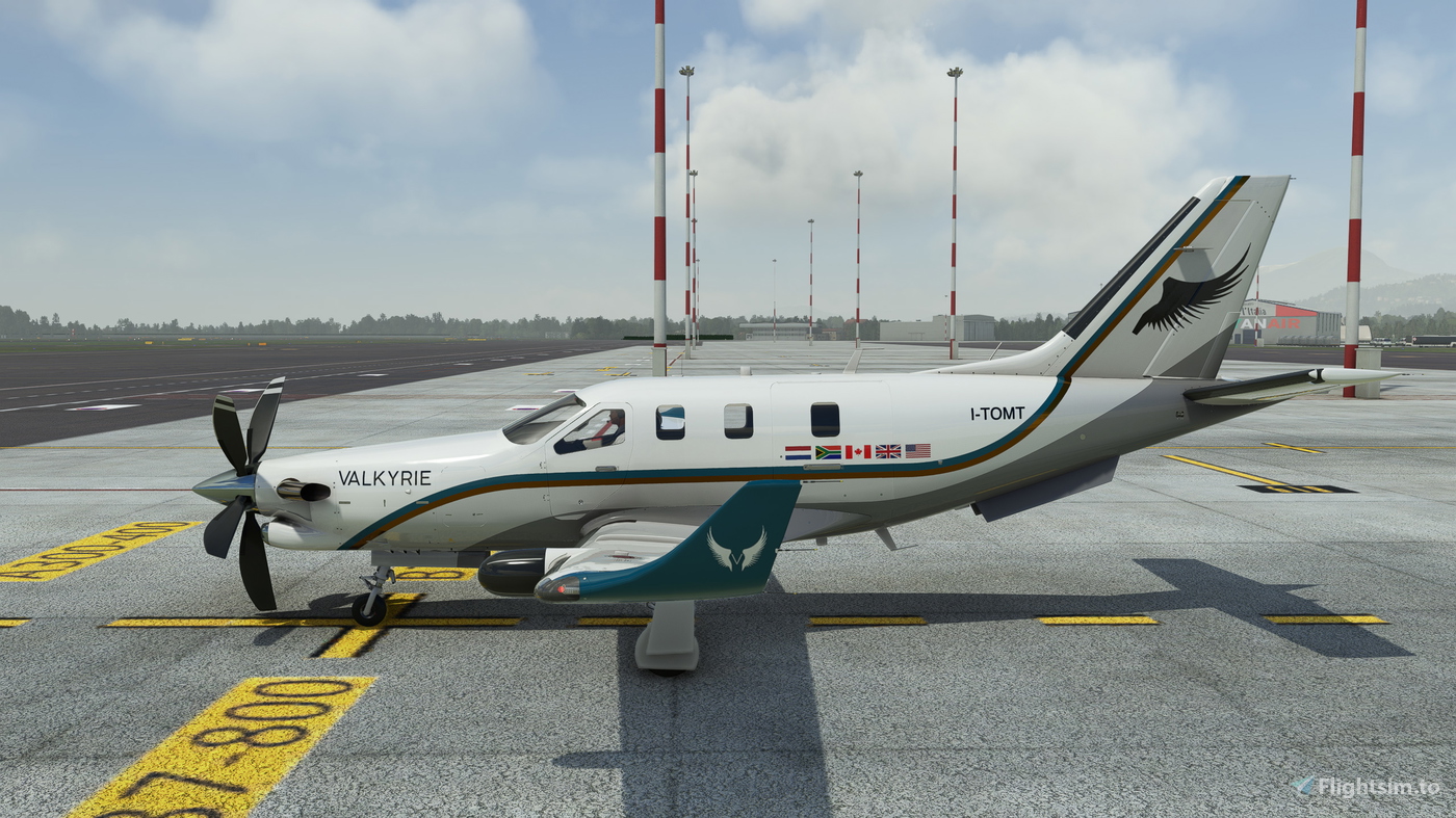 Air Valkyrie| I-TOMT | Microsoft Flight Simulator | Asobo Daher TBM 930 pour Microsoft Flight ...