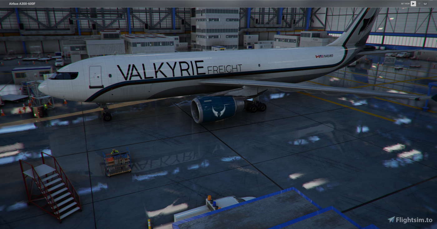 Air Valkyrie| N45VKF | Microsoft Flight Simulator | iniBuilds A300-600F ...