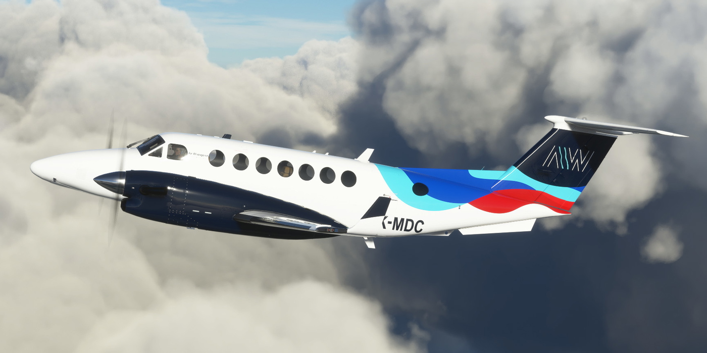 Air Whanganui ZK-MDC (New Zealand) | Asobo (Textron Aviation) King Air ...
