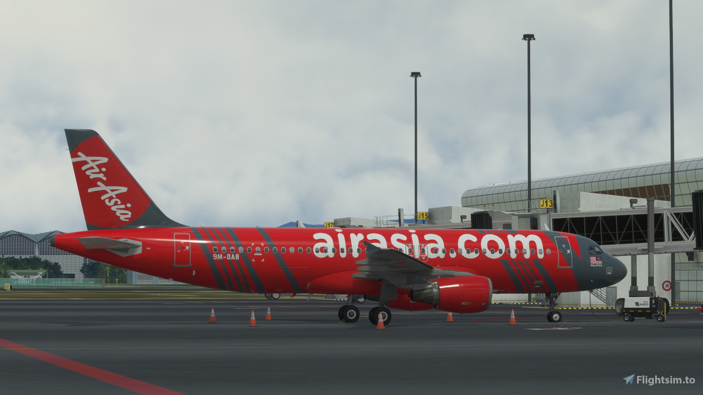 AirAsia 9M-DAB V2 | Cabin for Microsoft Flight Simulator | MSFS