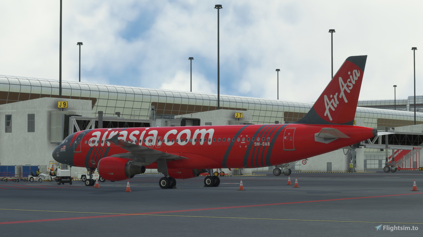AirAsia 9M-DAB V2 | Cabin for Microsoft Flight Simulator | MSFS