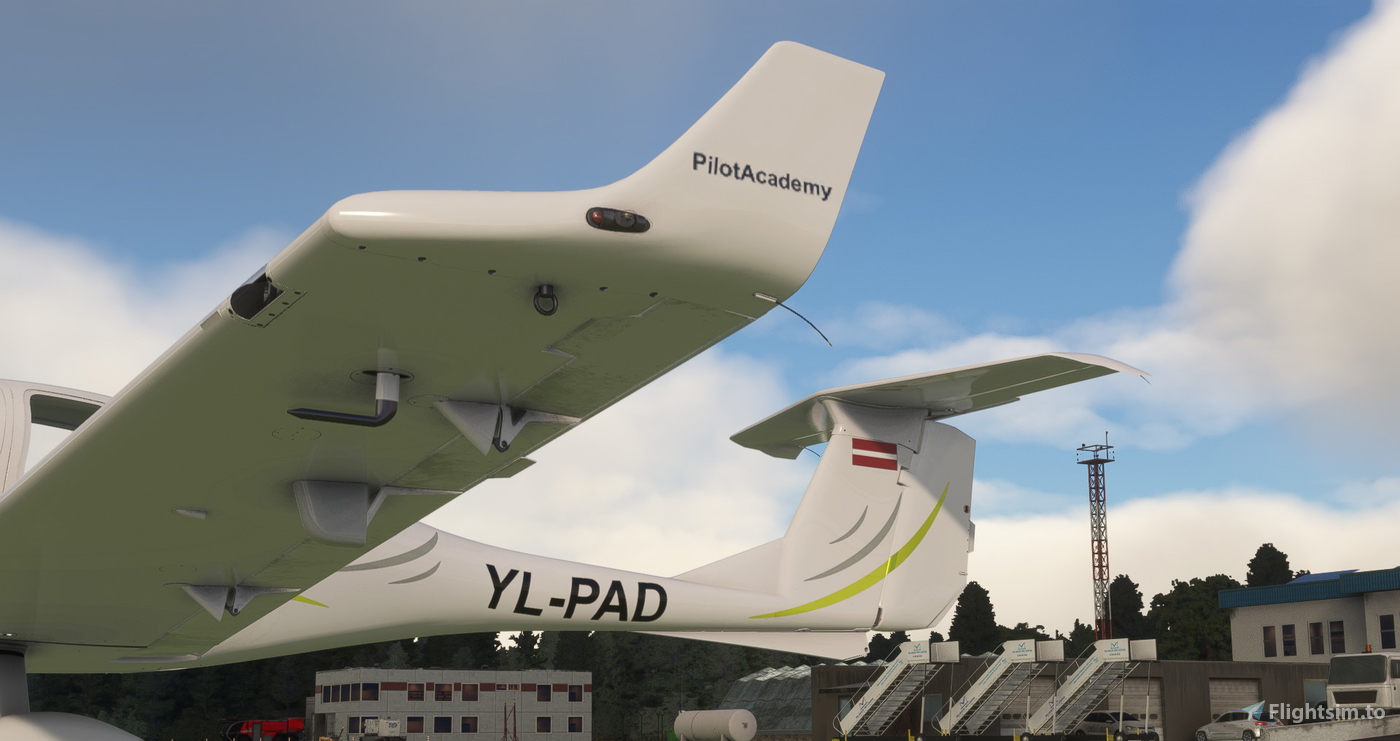 airBaltic Training YL-PAD | Asobo DA40NG for Microsoft Flight Simulator ...