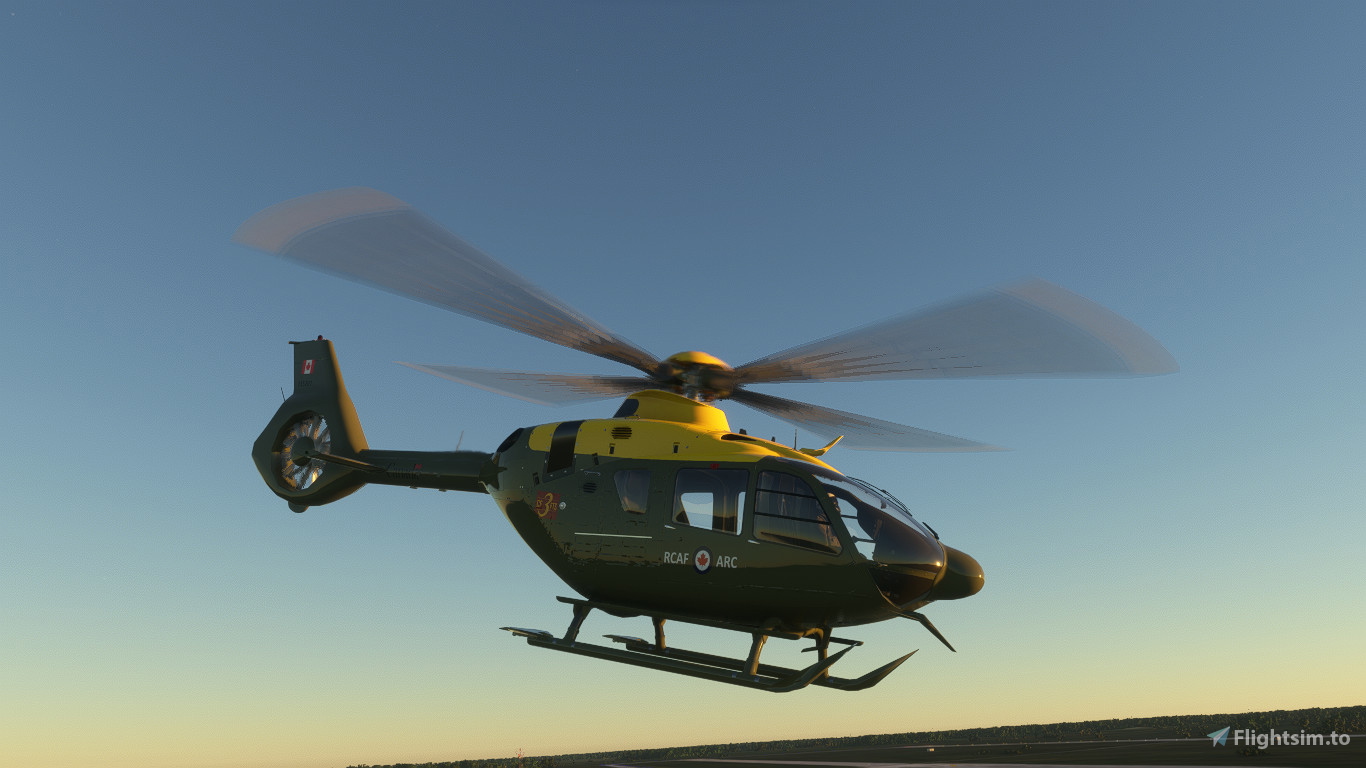 Airbus 135 Livery for RCAF pour Microsoft Flight Simulator | MSFS