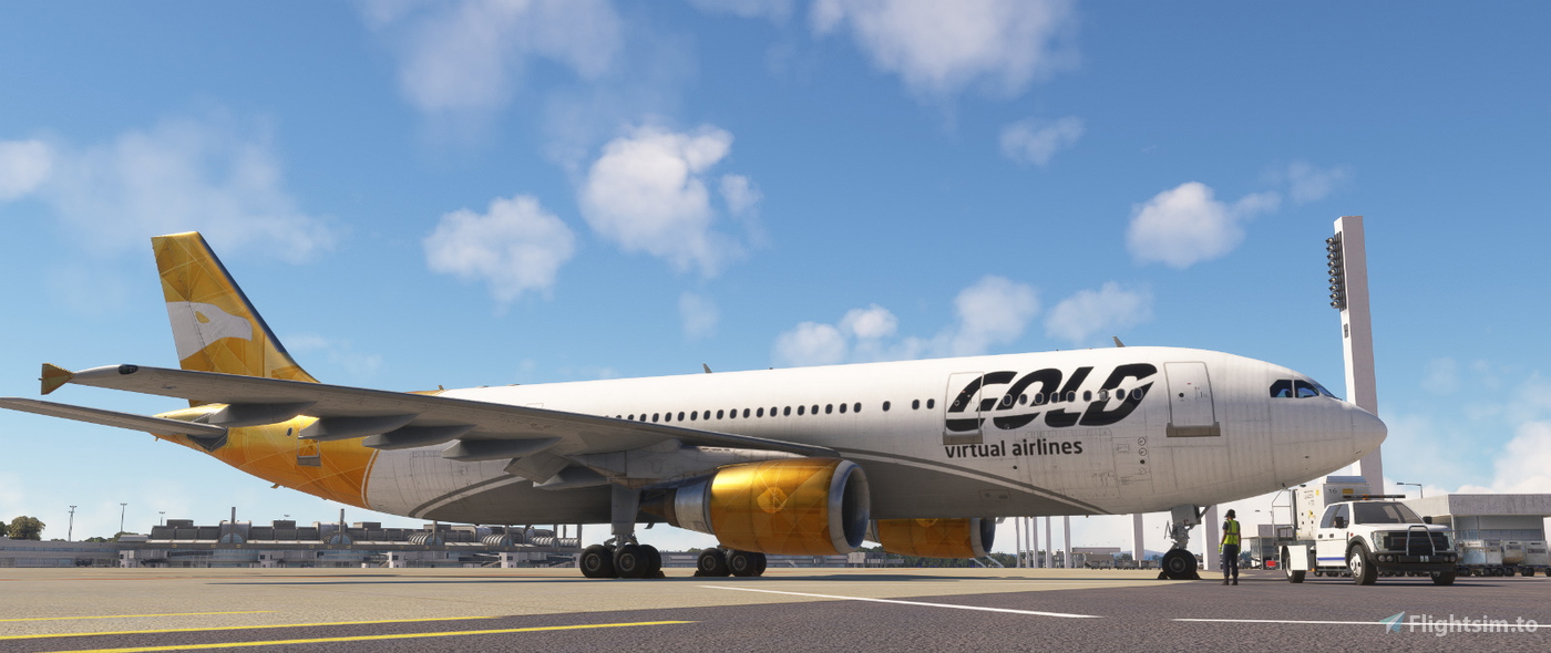 Airbus A300-600 GE IniBuilds Gold 10 anos - Gold Virtual Airlines for ...