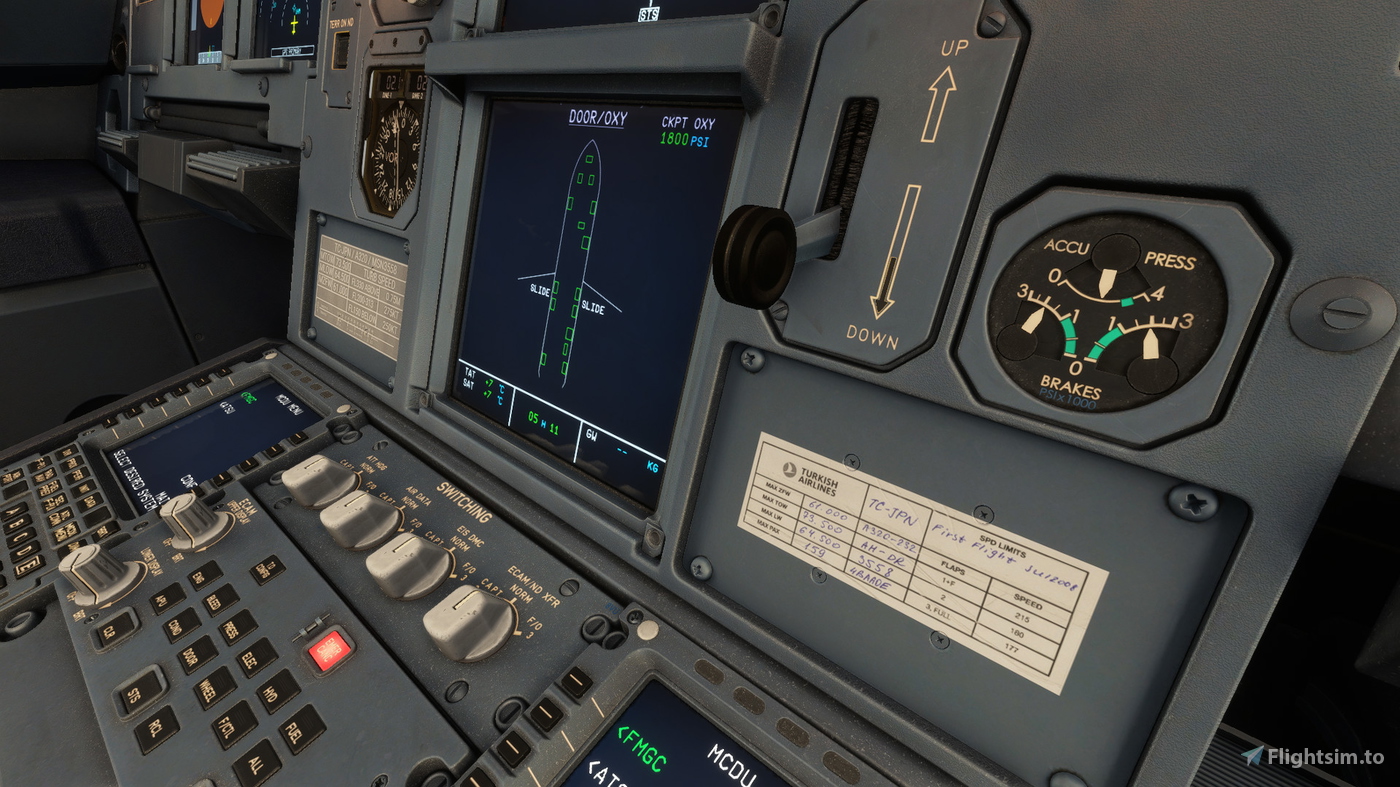 Airbus A320-232 Turkish Airlines TC-JPN "Mardin" livery for Fenix v2b2 [IAE] 8K for Microsoft ...