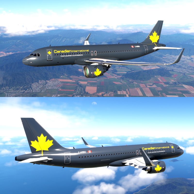 Airbus A320 NEO Canadian International for Microsoft Flight Simulator ...
