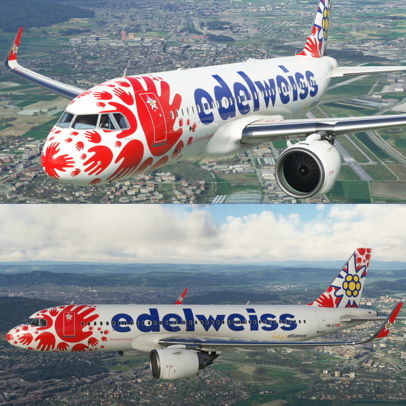 Airbus A320 NEO Edelweiss Help Alliance for Microsoft Flight Simulator ...