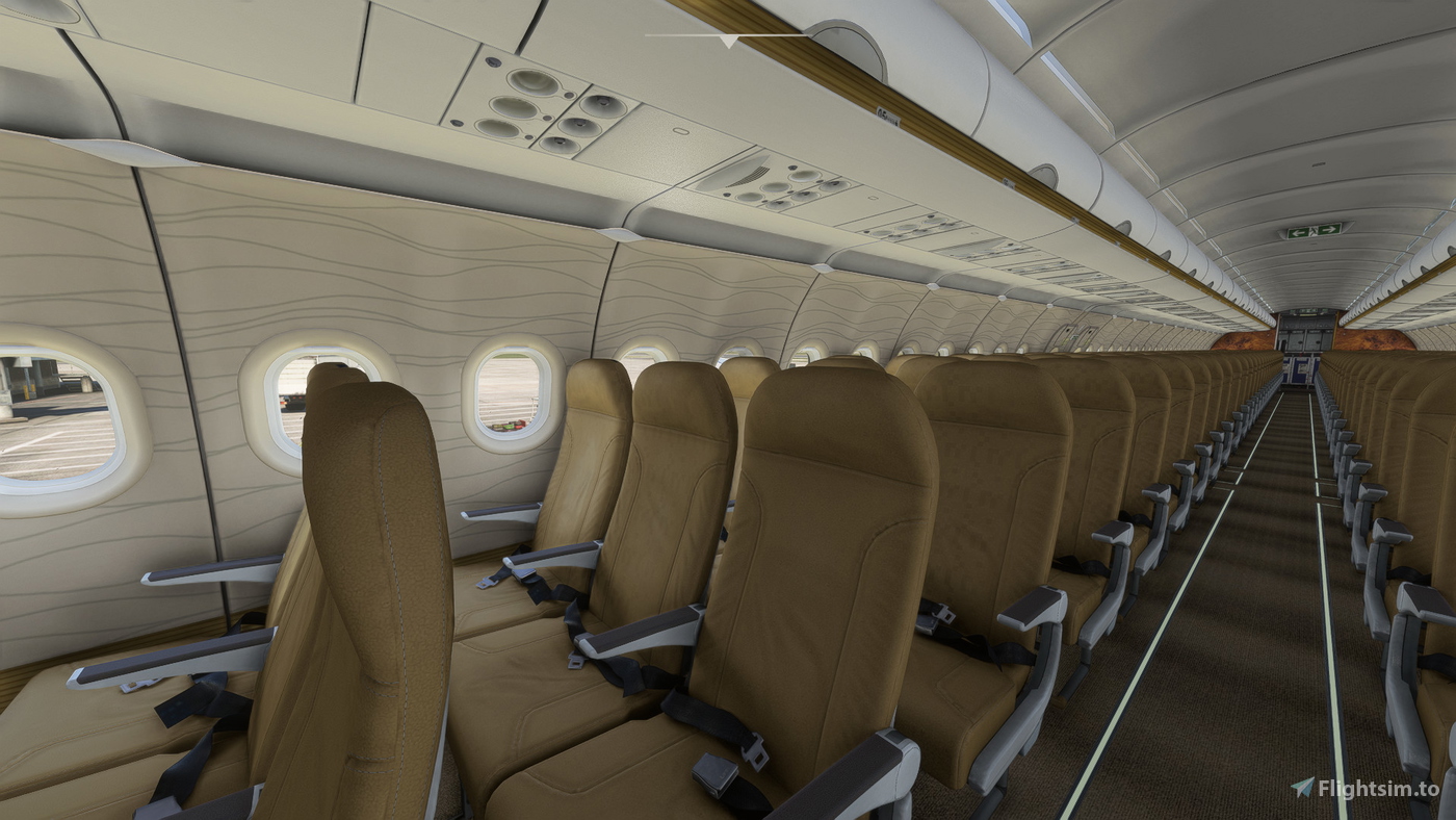 Airbus Business Jet | Private Airbus (STRIPES LIVERY)- with luxury ...