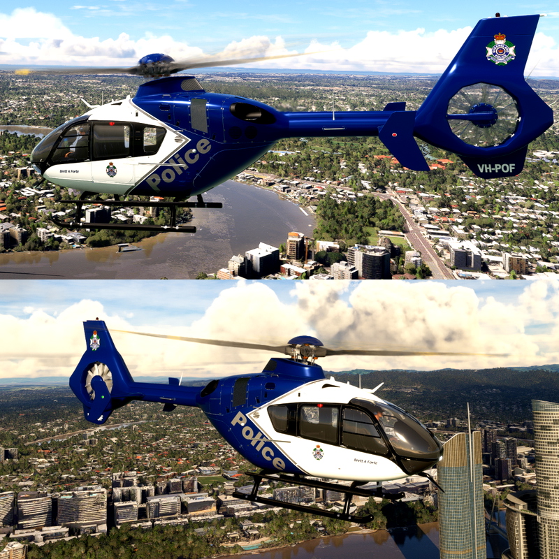 AIrbus H135 Queensland Police for Microsoft Flight Simulator | MSFS
