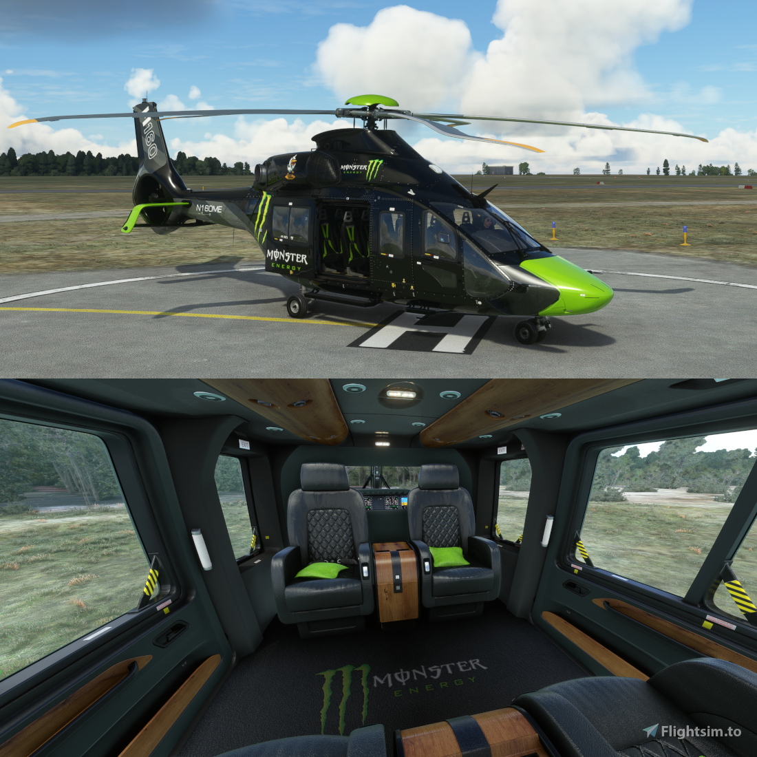Airbus H160 Monster Racing Support for Microsoft Flight Simulator | MSFS