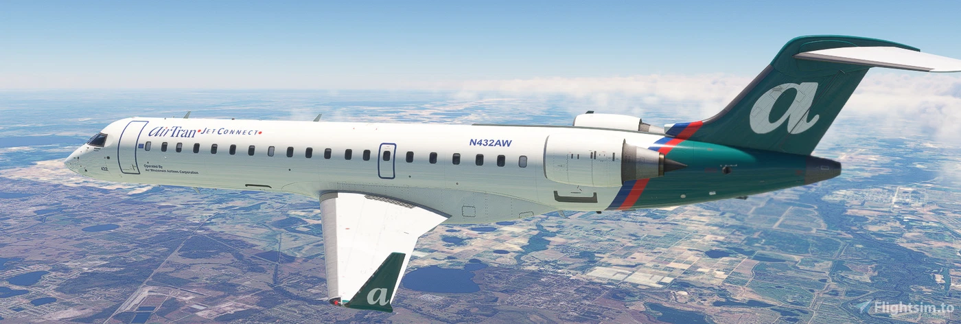 AirTran JetConnect (Air Wisconsin) Aerosoft CRJ-550 V2 for Microsoft ...