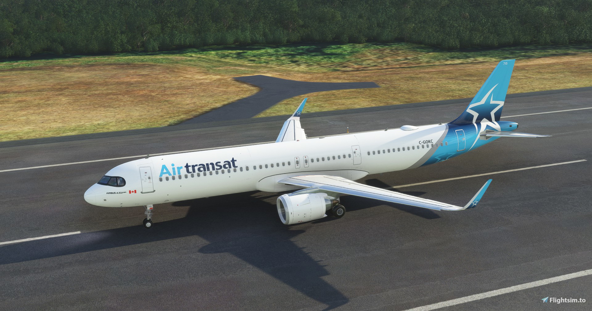 Air Transat "2017 livery" "C-GOKC" LatinVFR A321 Neo LR pratt and ...