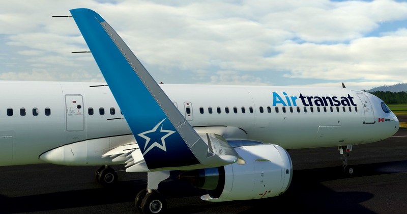 Air Transat "2017 livery" "C-GOKC" LatinVFR A321 Neo LR pratt and ...