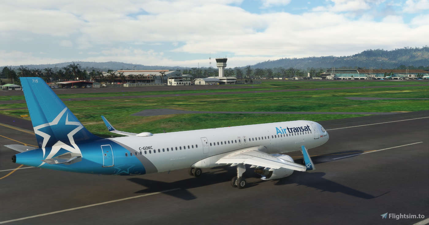 Air Transat "2017 livery" "C-GOKC" LatinVFR A321 Neo LR pratt and ...