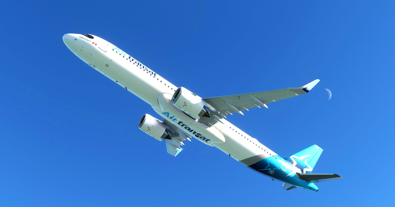 Air Transat "2017 livery" "C-GOKC" LatinVFR A321 Neo LR pratt and ...