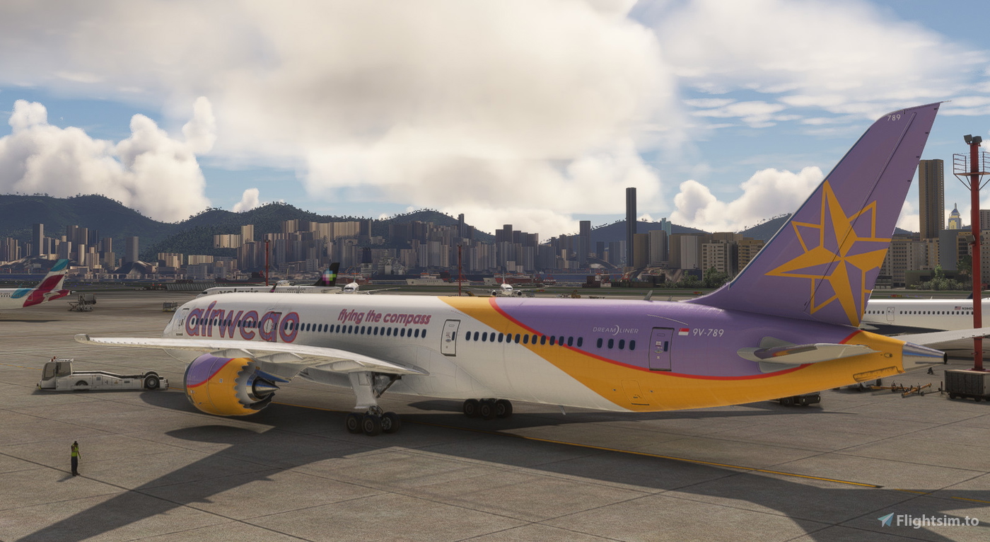 Airwego Group - HS 787-9 Livery Pack for Microsoft Flight Simulator | MSFS