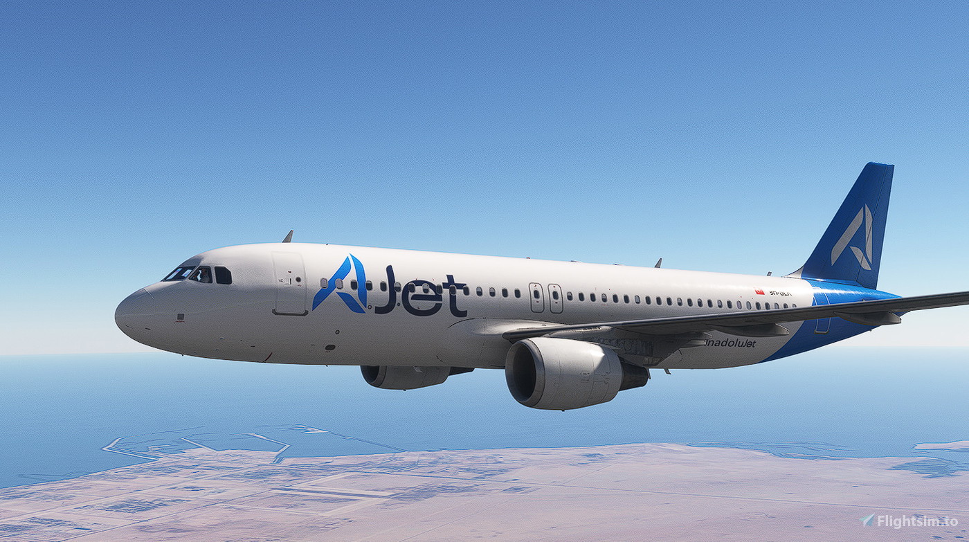 AJet (AnadoluJet new livery) | Fenix A320 | 9H-SLK for Microsoft Flight ...