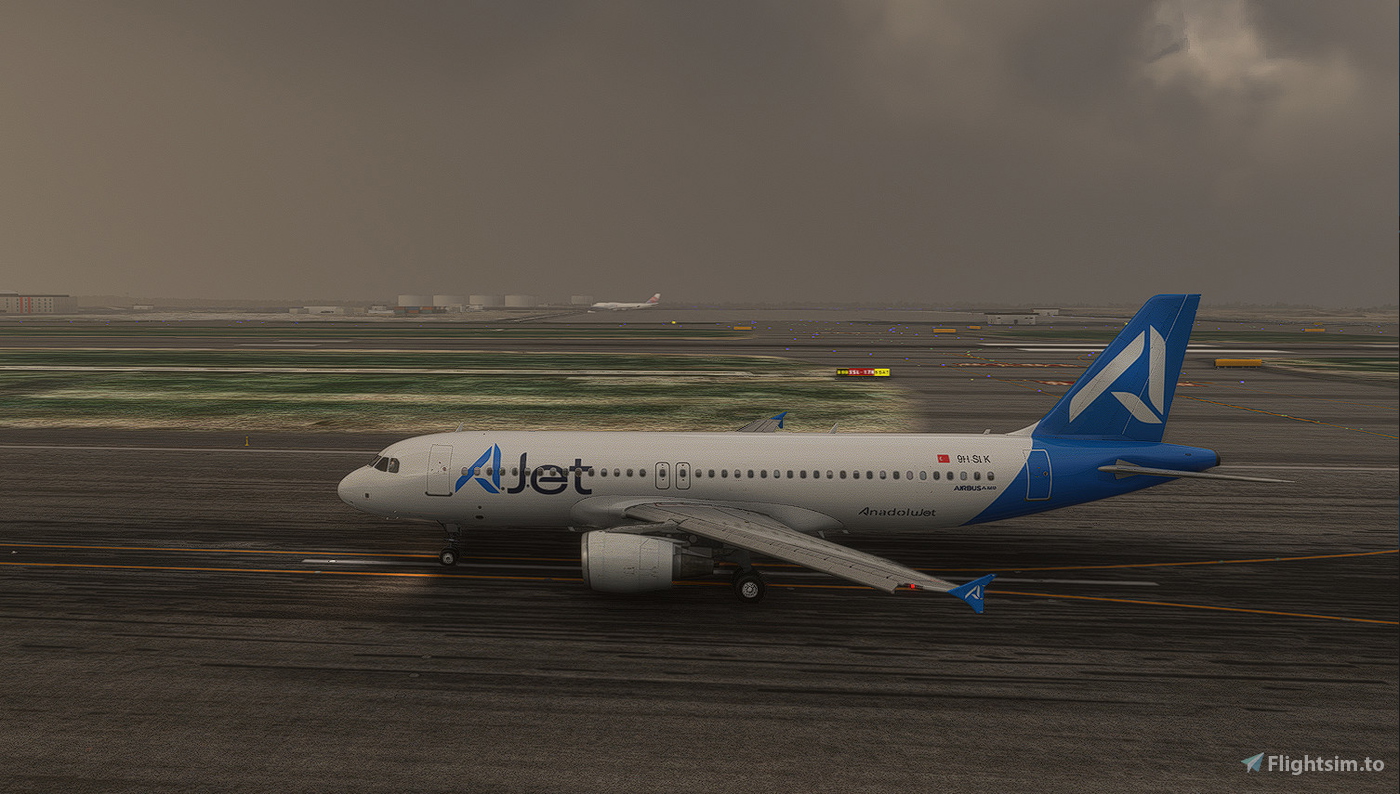 AJet (AnadoluJet new livery) | Fenix A320 | 9H-SLK for Microsoft Flight ...